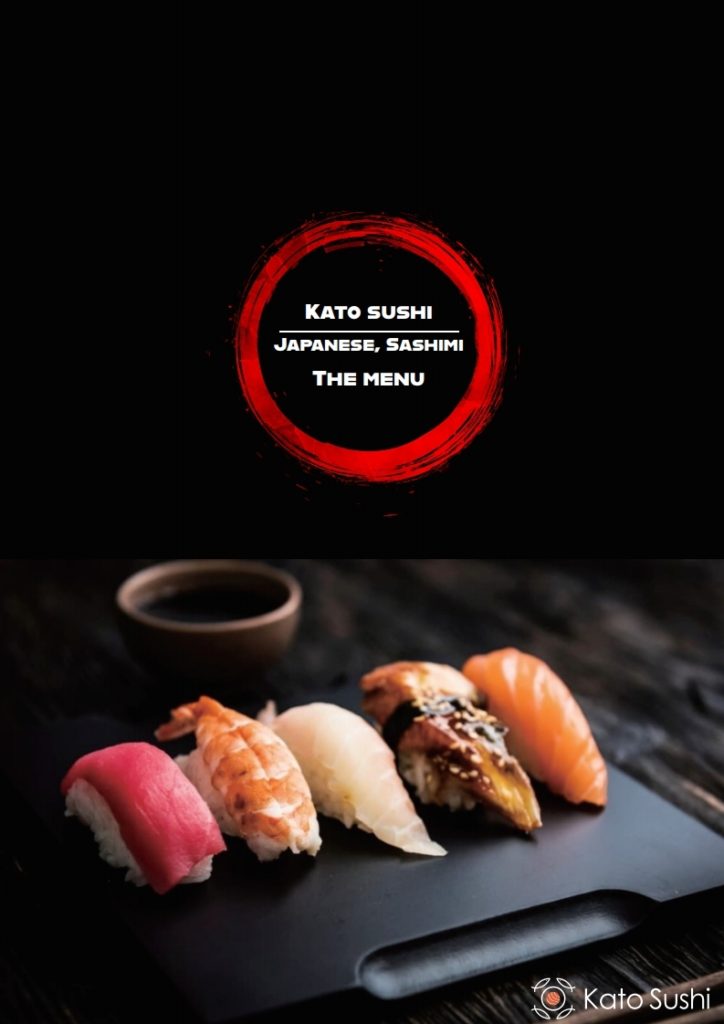 Menu – Kato Sushi